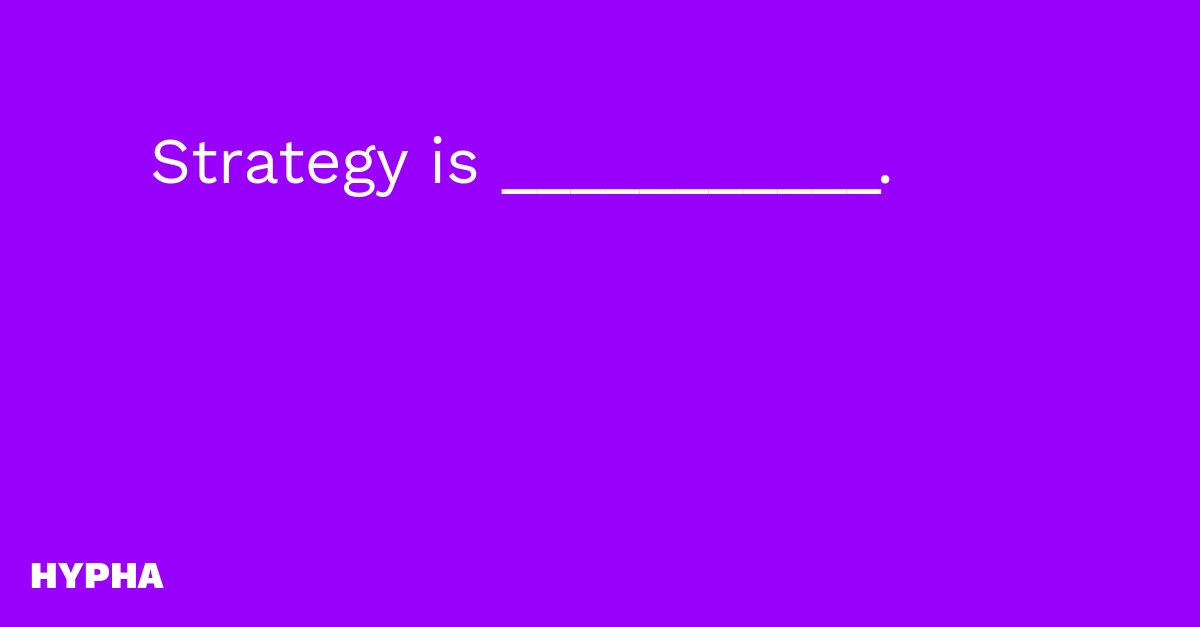 Dripline: Strategy is ___________. | Hypha Worker Co-operative